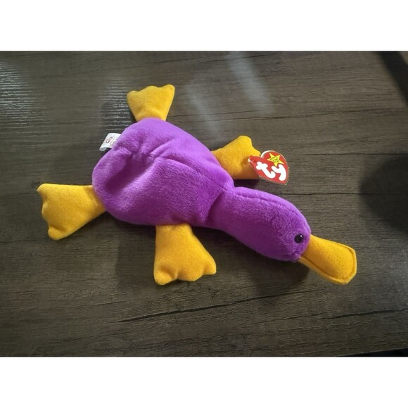 Ty | Other | Ty Beanie Babies Baby Patti The Platypus 61993 Rare ...